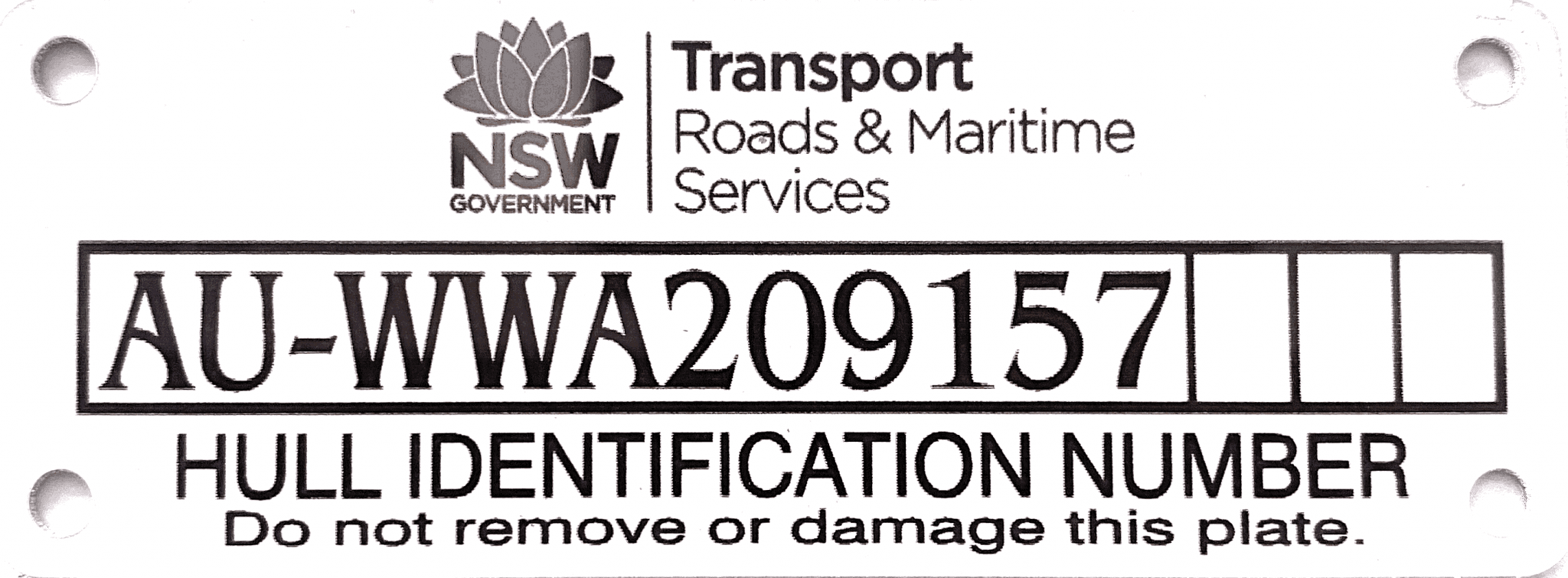 NSW BOAT CODE AGENT - Boat Check